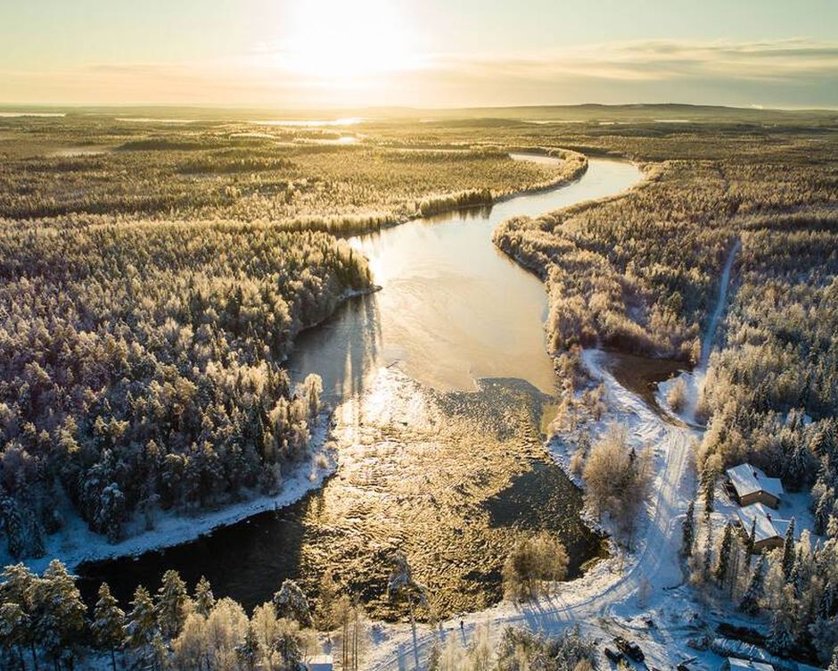 Vaattunki Wilderness Resort incl. Transfer & Husky & Nordlichter Tour ...